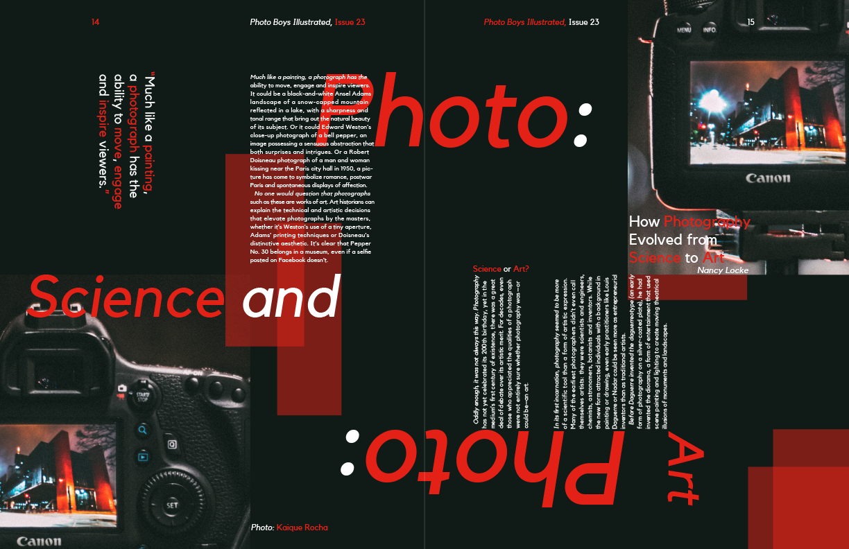 Magazine Typesetting – Edward Baker IV